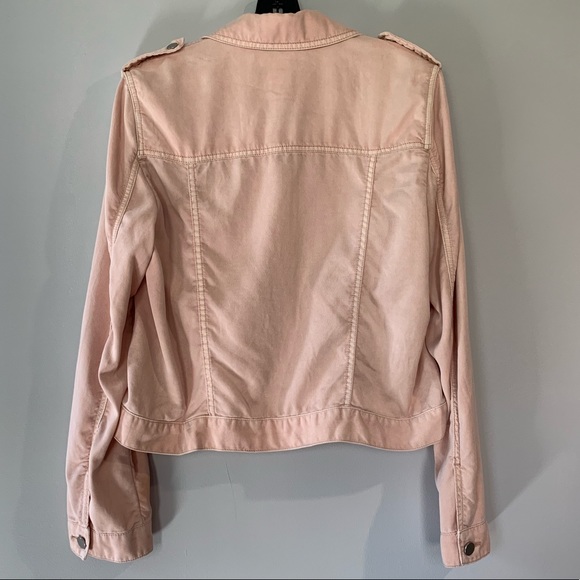 GAP | Jackets & Coats | Gap Peachpink Jean Style Jacket Size M | Poshmark